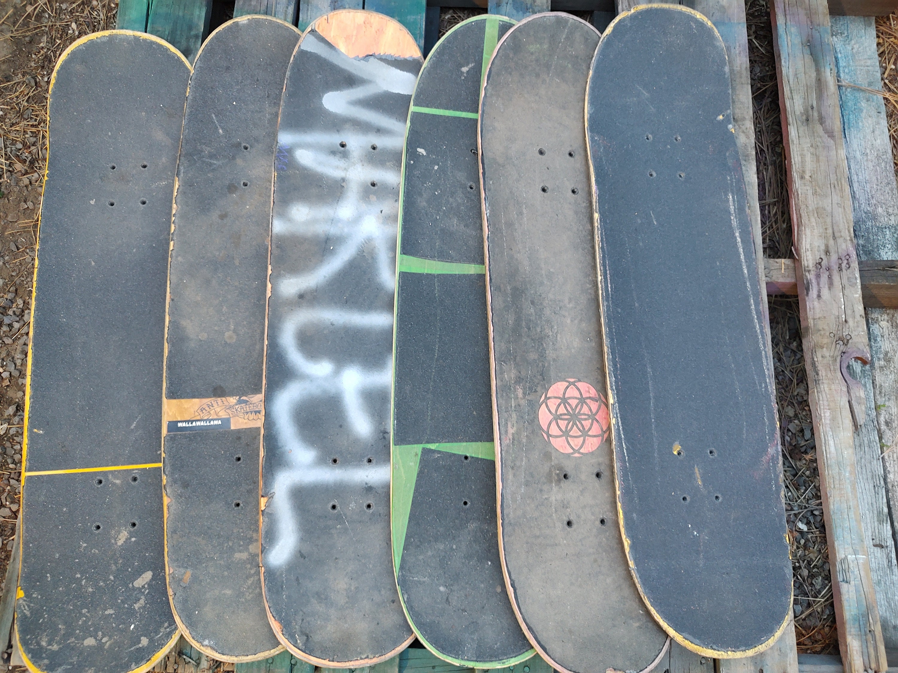 4 Used Skateboard Deck for Arts and Crafts - Etsy