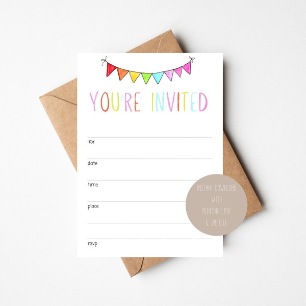 Fill in Invitations - Etsy