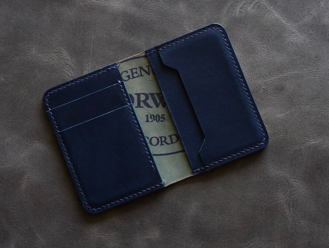5 Pocket Shell Cordovan Wallet Horween Shell Cordovan Slim Bifold ...