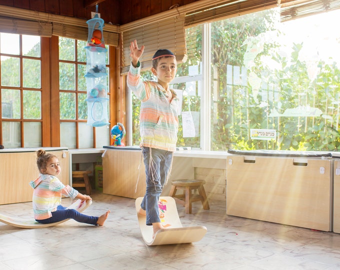 Balance Curved Board, Rocker Board, Waldorf Board, Wooden Board, Wooden ...