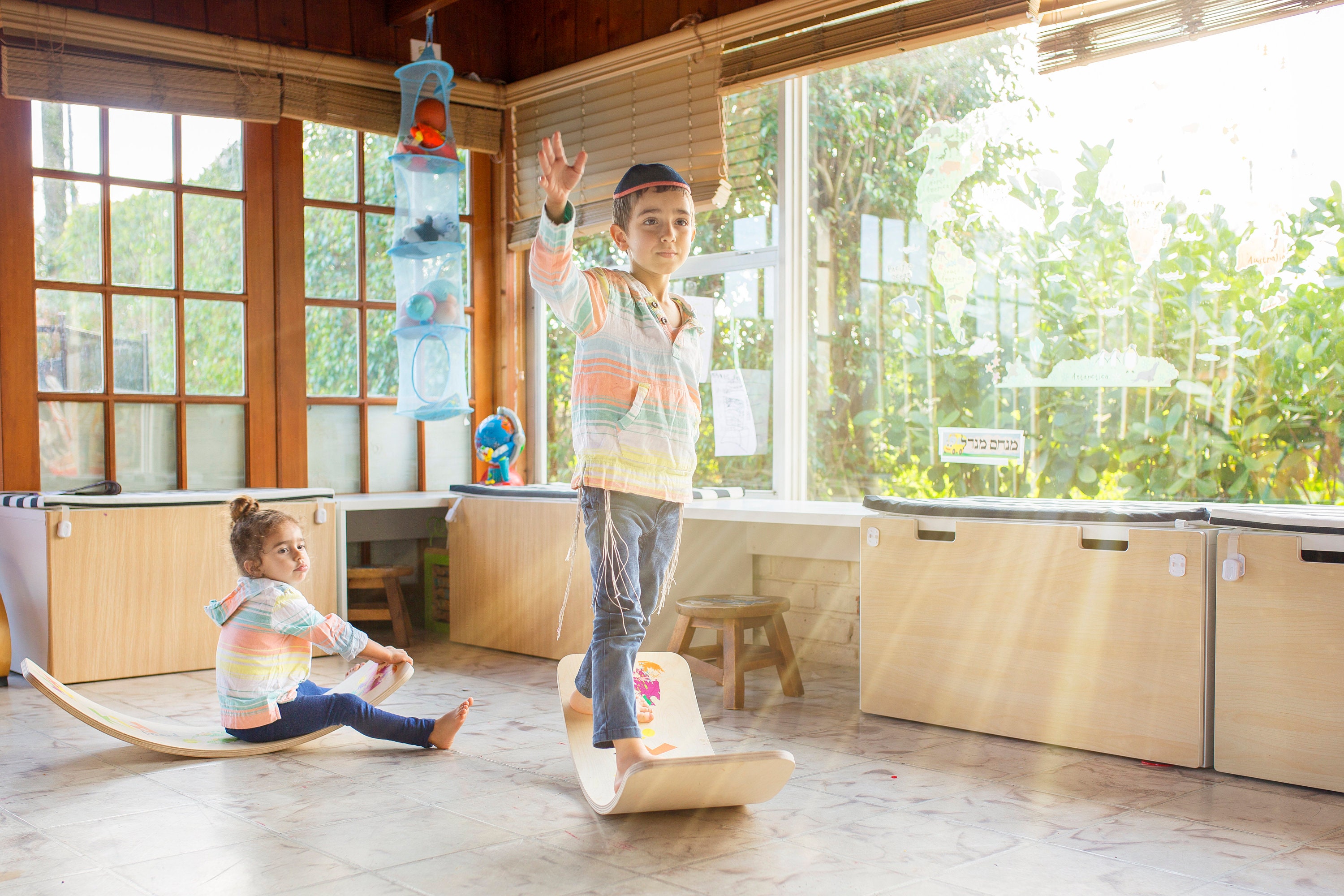 Balance Curved Board Rocker Board Waldorf Board Wooden - Etsy