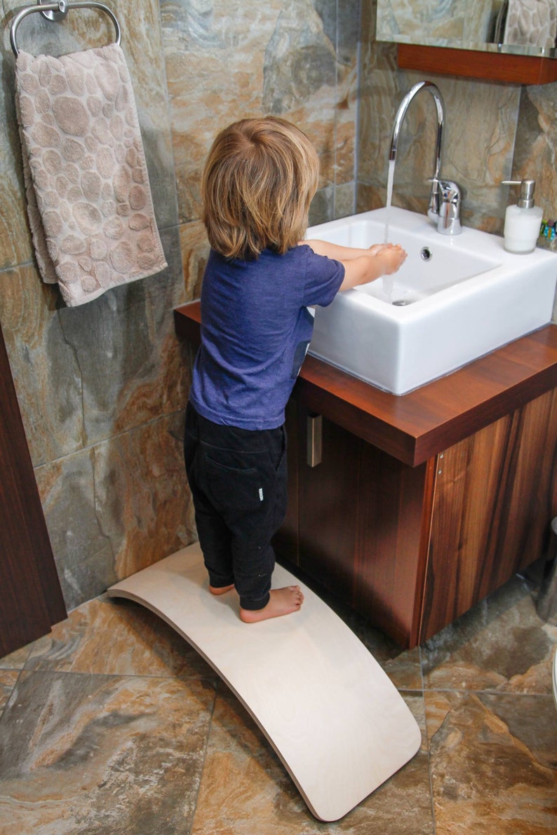 Rocker Board Waldorf Board Balance Curved Board Wooden Toy - Etsy