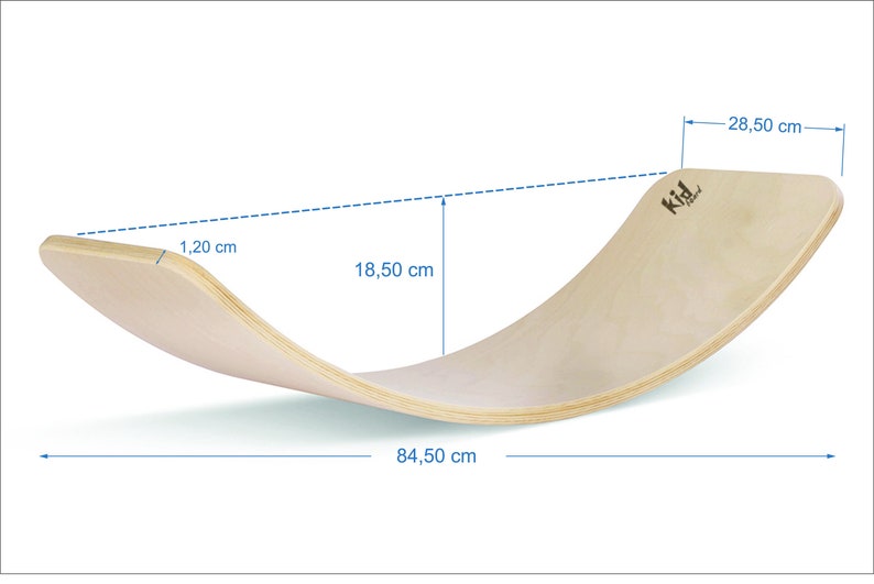 Balance Curved Board Rocker Board Waldorf Board Wooden - Etsy