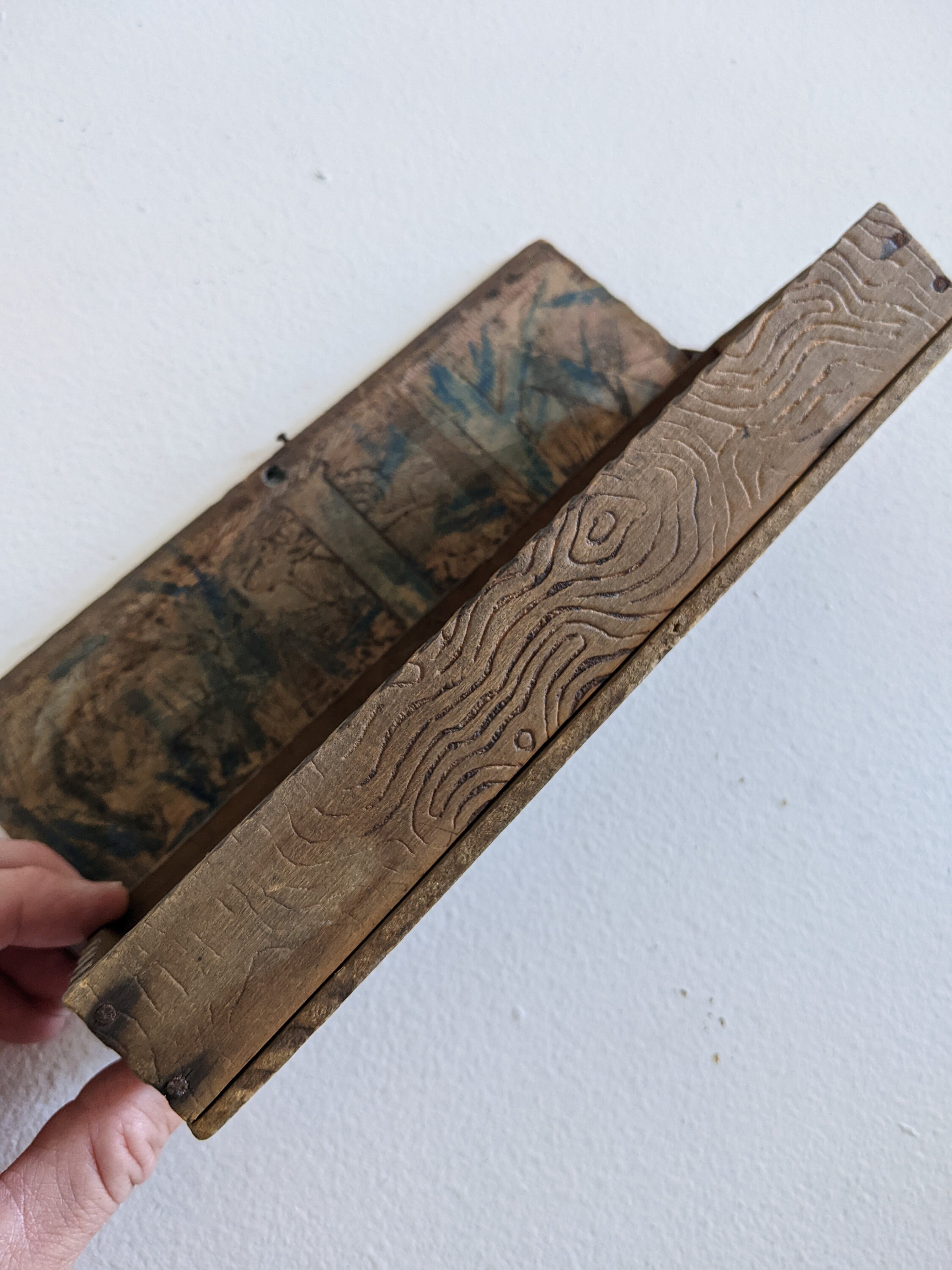 Vintage, Carved, Wooden Tie Box - Etsy