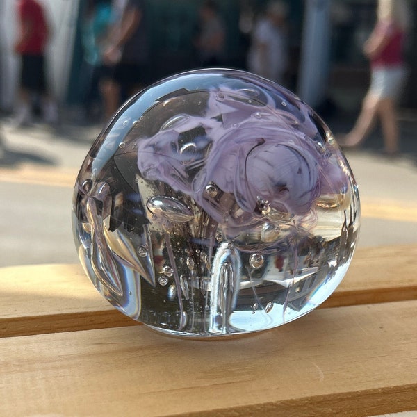 Purple Paperweight - Etsy