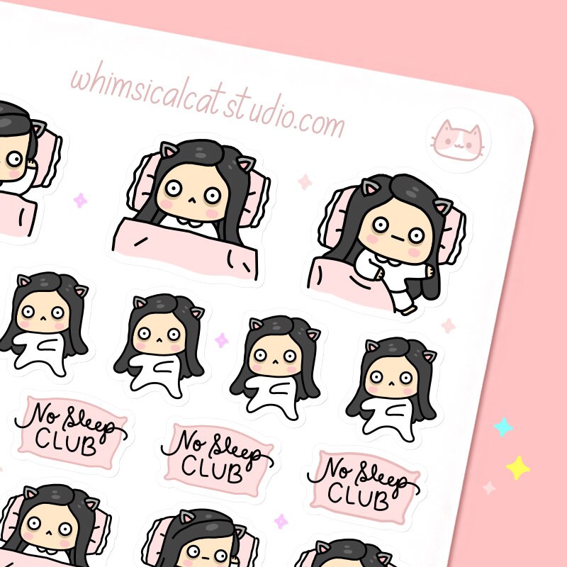 Paper & Party Supplies Calendars & Planners Paper Can't Sleep Planner ...