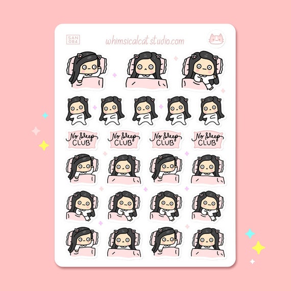 Paper & Party Supplies Calendars & Planners Paper Can't Sleep Planner ...