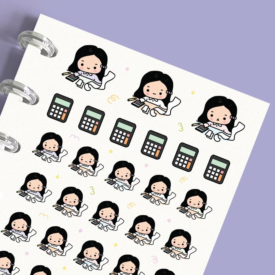 Accounting Planner Stickers, Stickers for Journals, DIY Scrapbooking ...