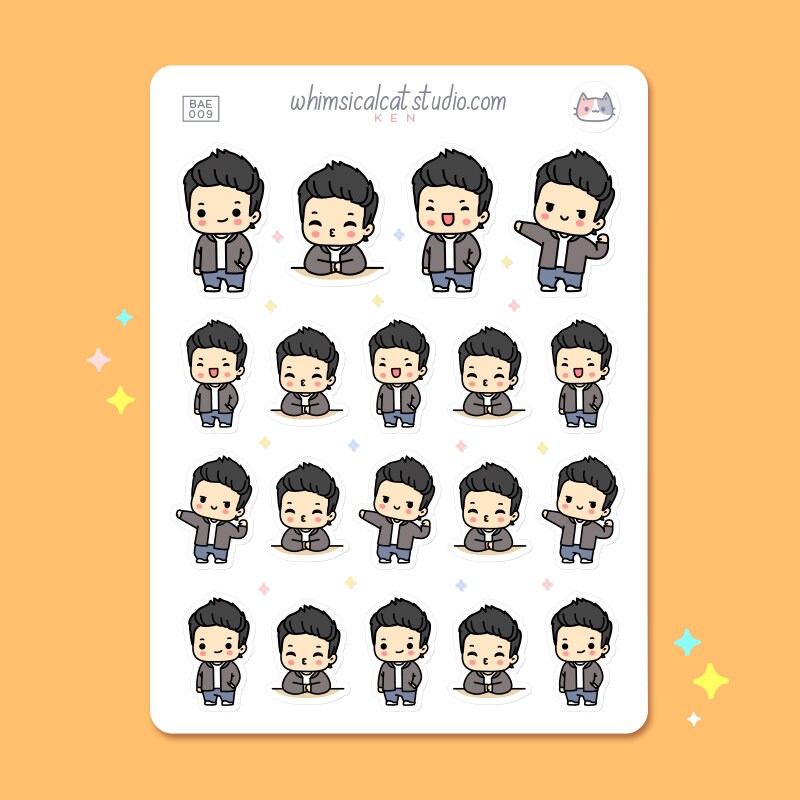 Boy Planner Stickers Boyfriend Stickers Girlfriend Stickers | Etsy