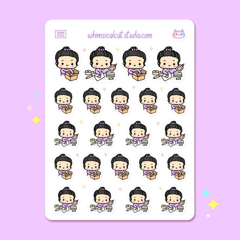 Pack Orders Planner Stickers Kawaii Planner Stickers Cute - Etsy