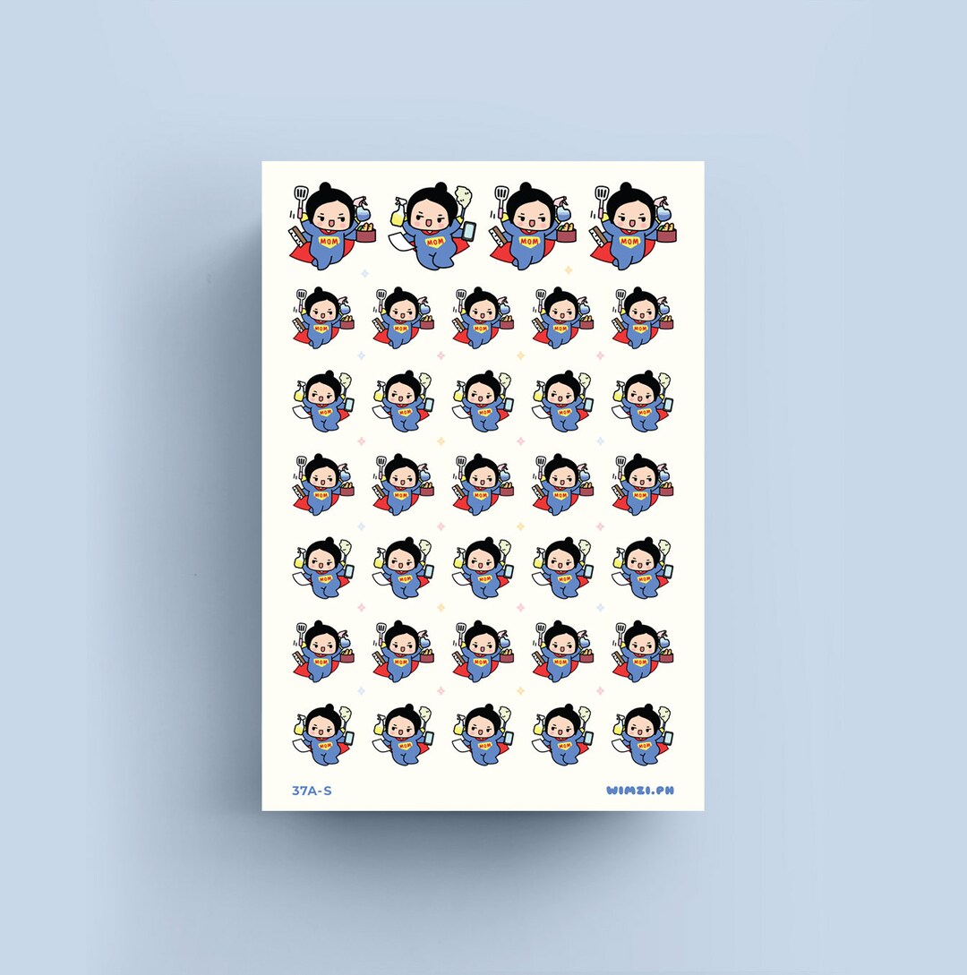 Super Mom Stickers for Planners Journals DIY Scrapbooking - Etsy