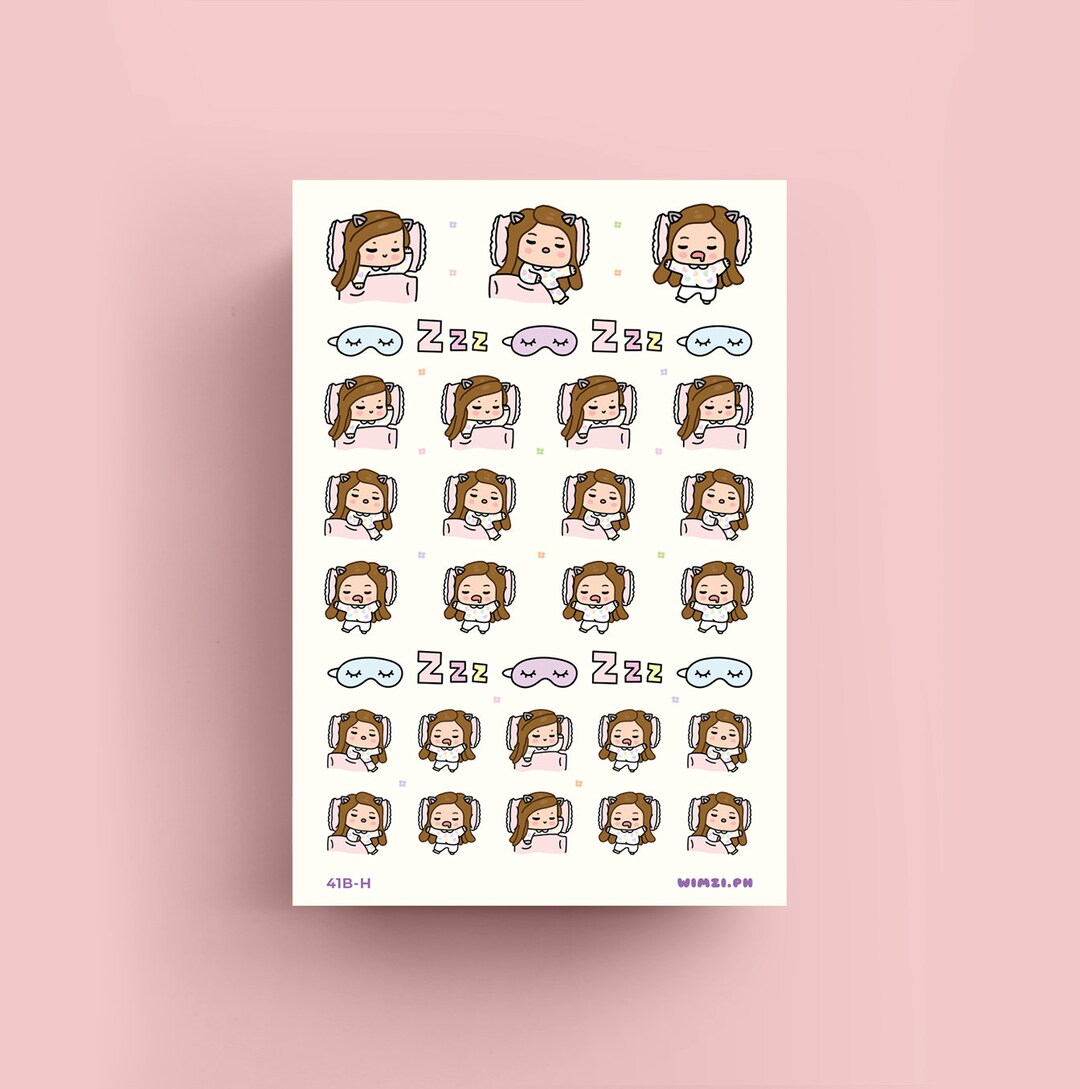 Nap Time Stickers Stickers for Planners Journals DIY - Etsy