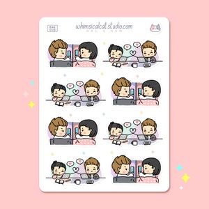 LDR Planner Stickers Boyfriend Stickers Girlfriend Stickers | Etsy