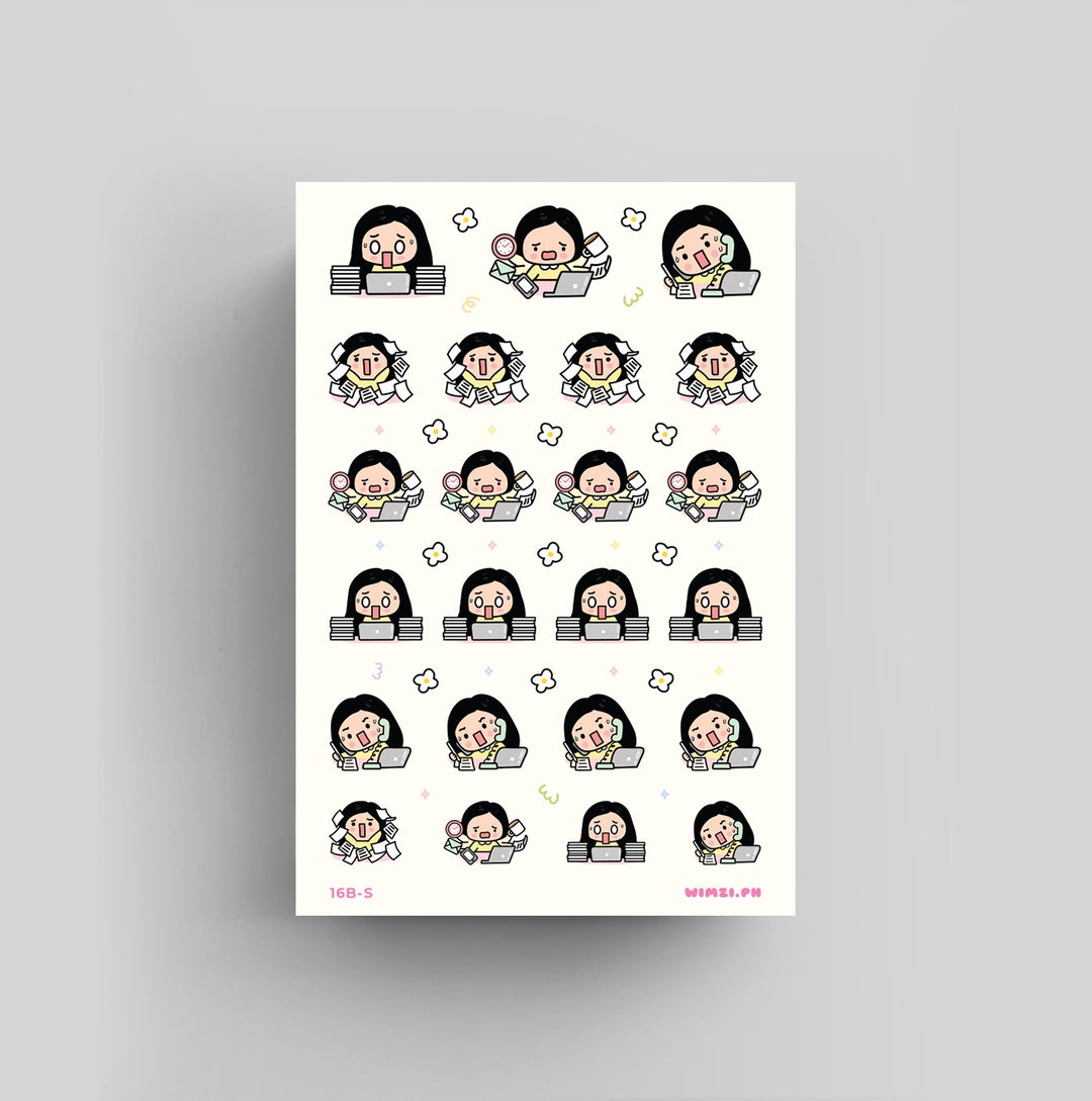 Busy Day Stickers for Planners, Journals, DIY Scrapbooking, Memory ...
