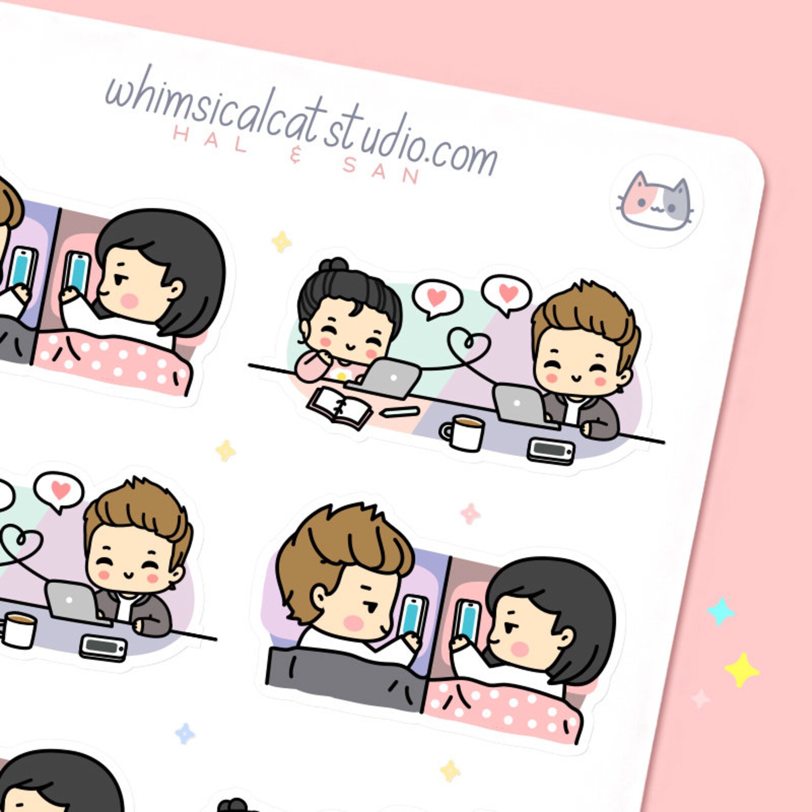 LDR Planner Stickers Boyfriend Stickers Girlfriend Stickers | Etsy