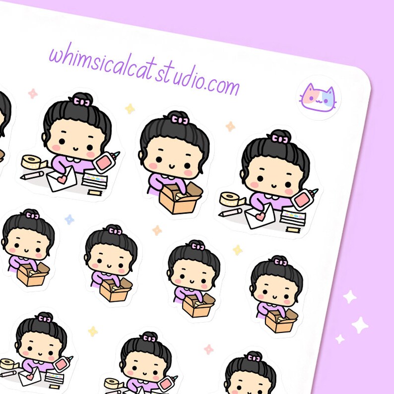 Pack Orders Planner Stickers Kawaii Planner Stickers Cute - Etsy