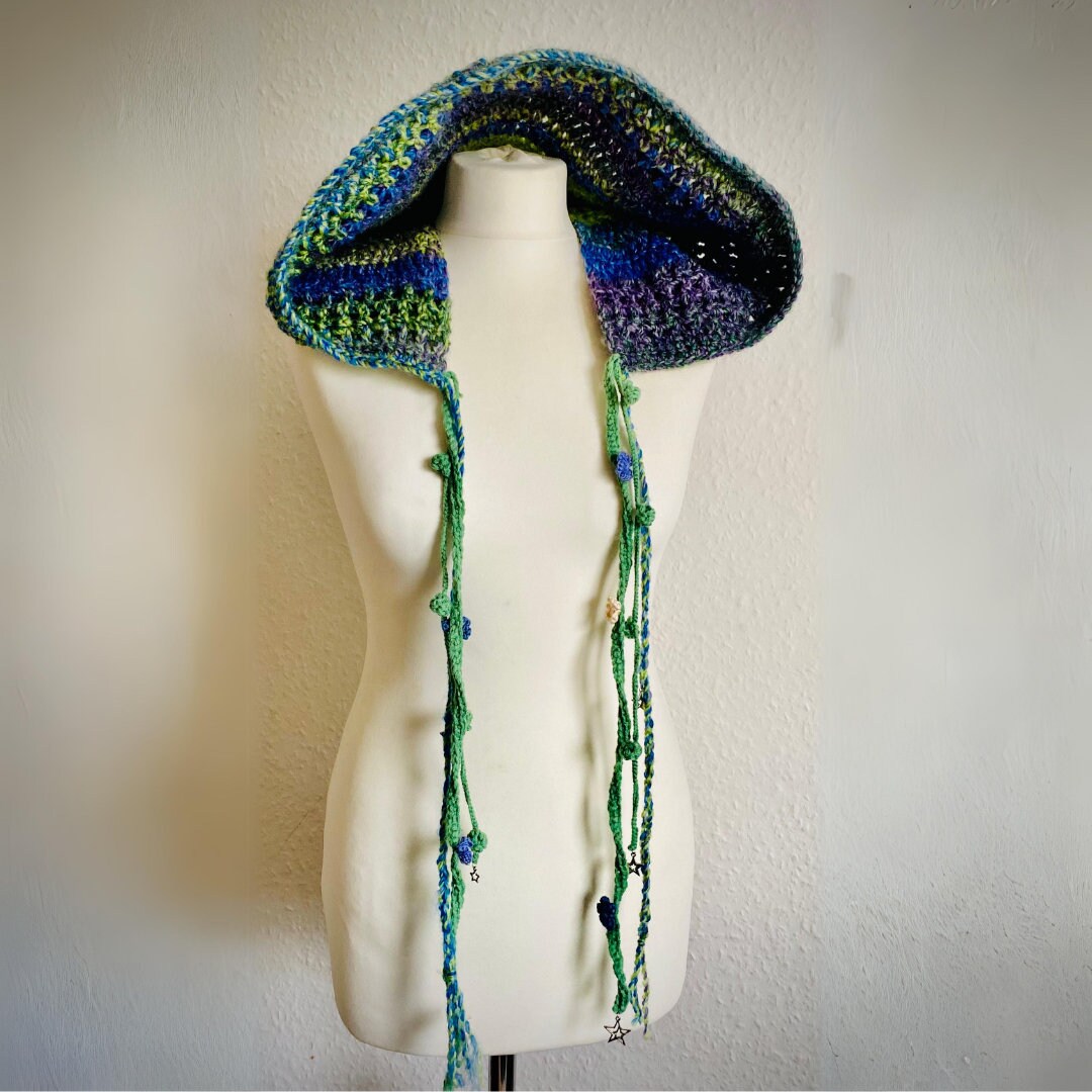 Whimsical Hood Crochet Pattern | Fairy Hood | Digital Download PDF - Etsy