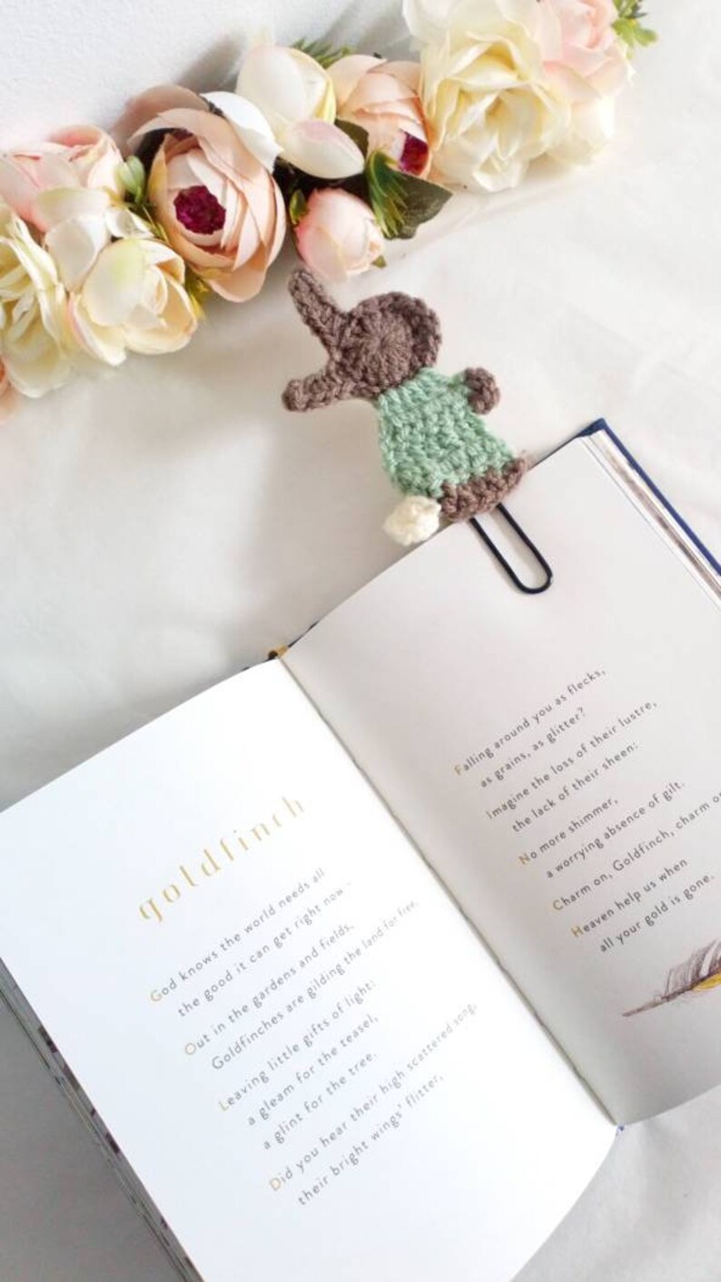 Bunny Rabbit Gift Bookmark Easter Gifts Rabbit Lovers - Etsy