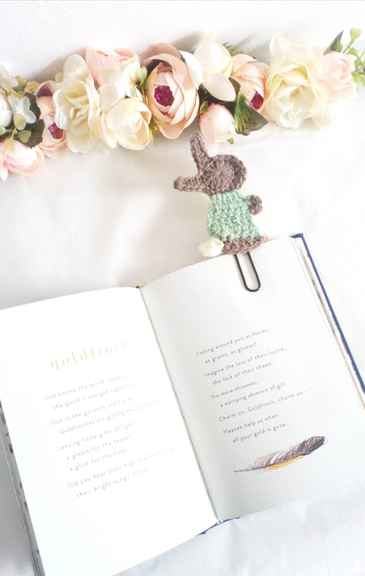 Bunny Rabbit Gift Bookmark Easter Gifts Rabbit Lovers - Etsy