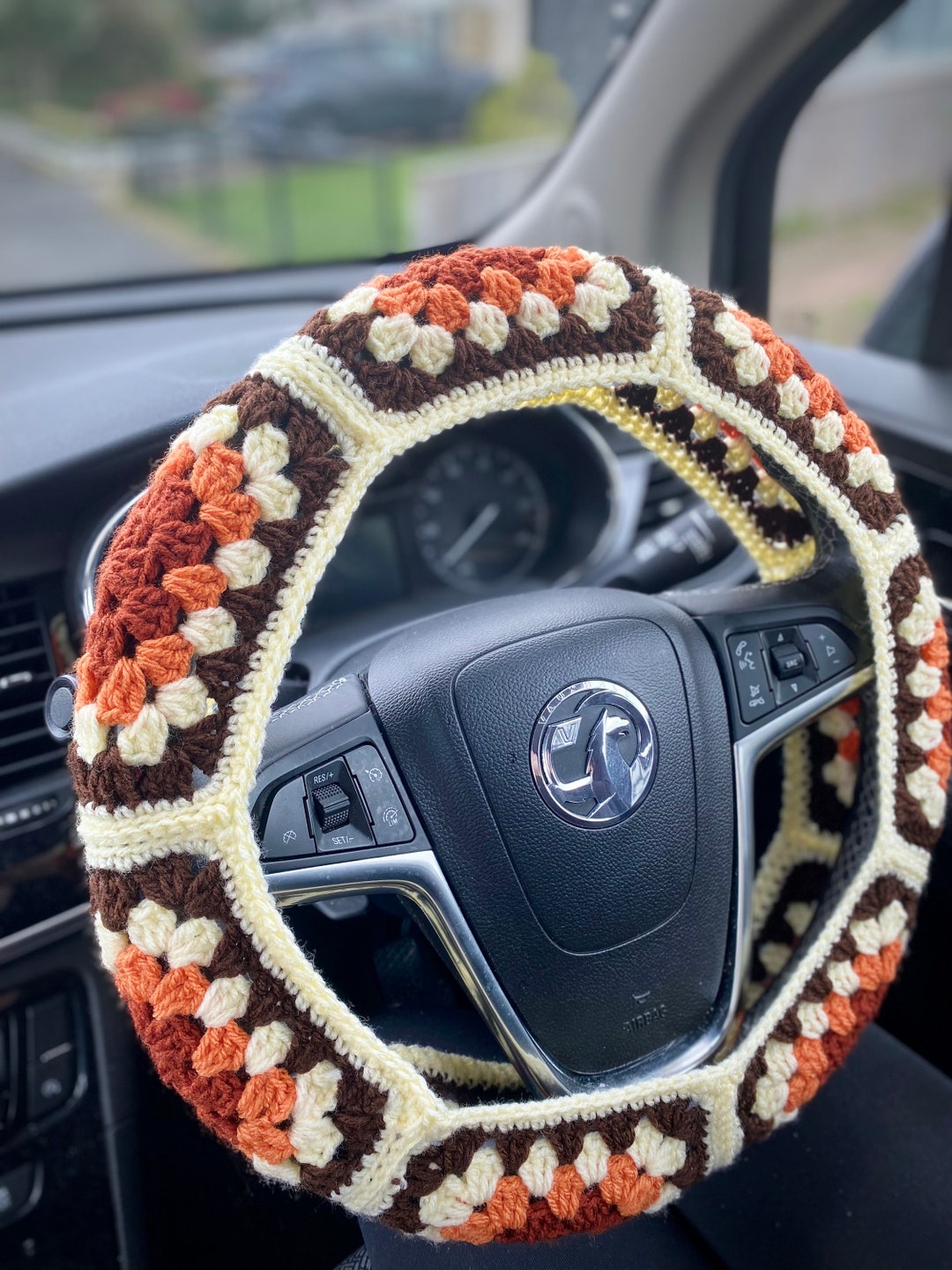 Car Steering Wheel Cover Retro Car Decor - Etsy