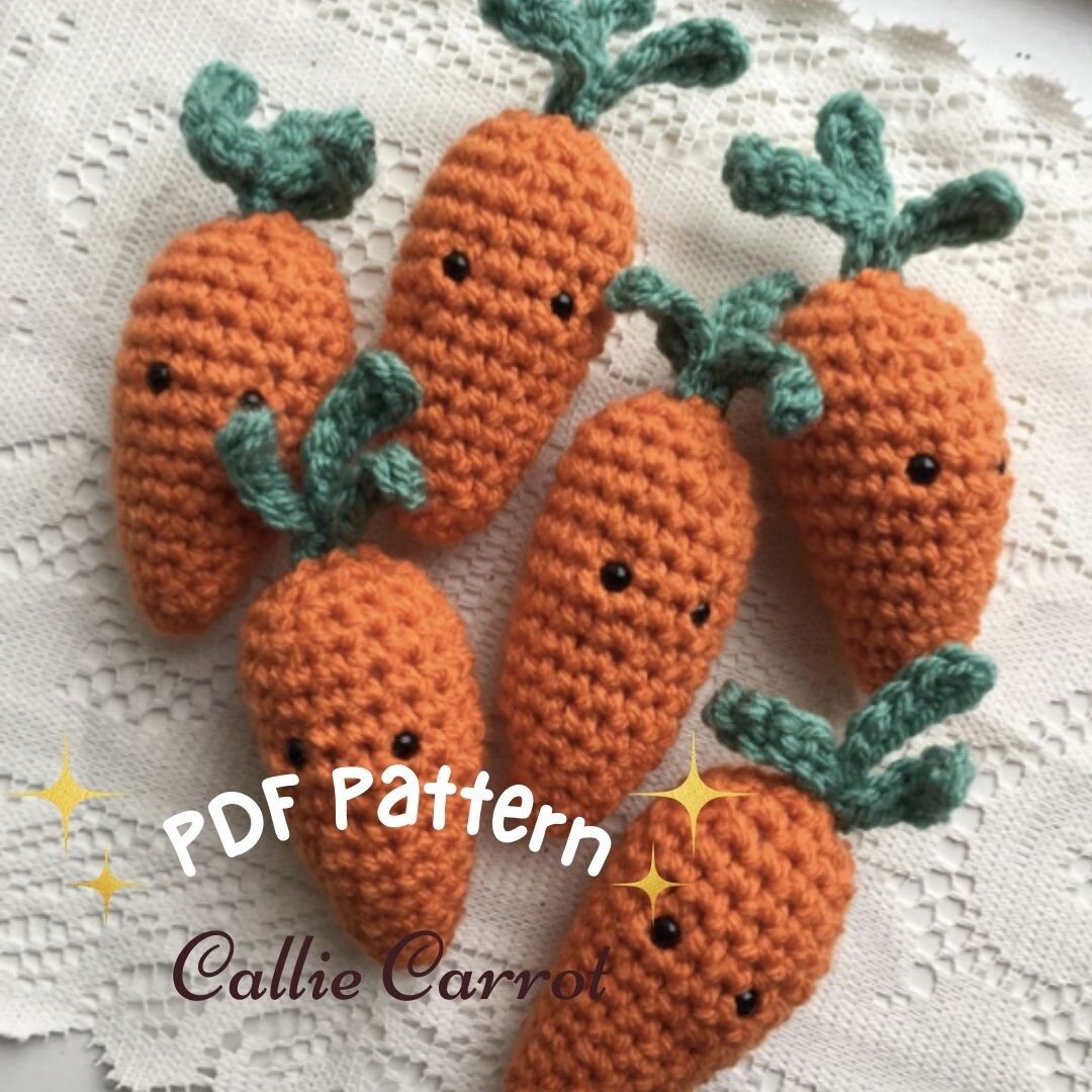 Carrot Amigurumi Crochet Pattern - Etsy