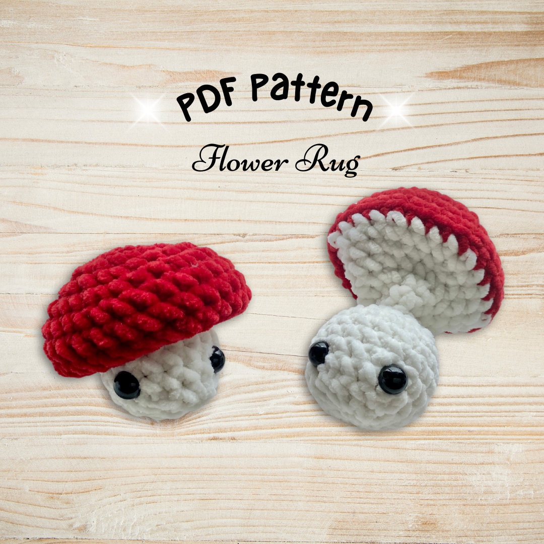 Cute Pop It Mushroom Crochet Pattern Crochet Fidget Toys - Etsy