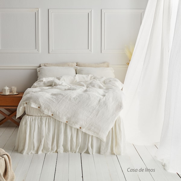 Washed Linen Bedding - Etsy