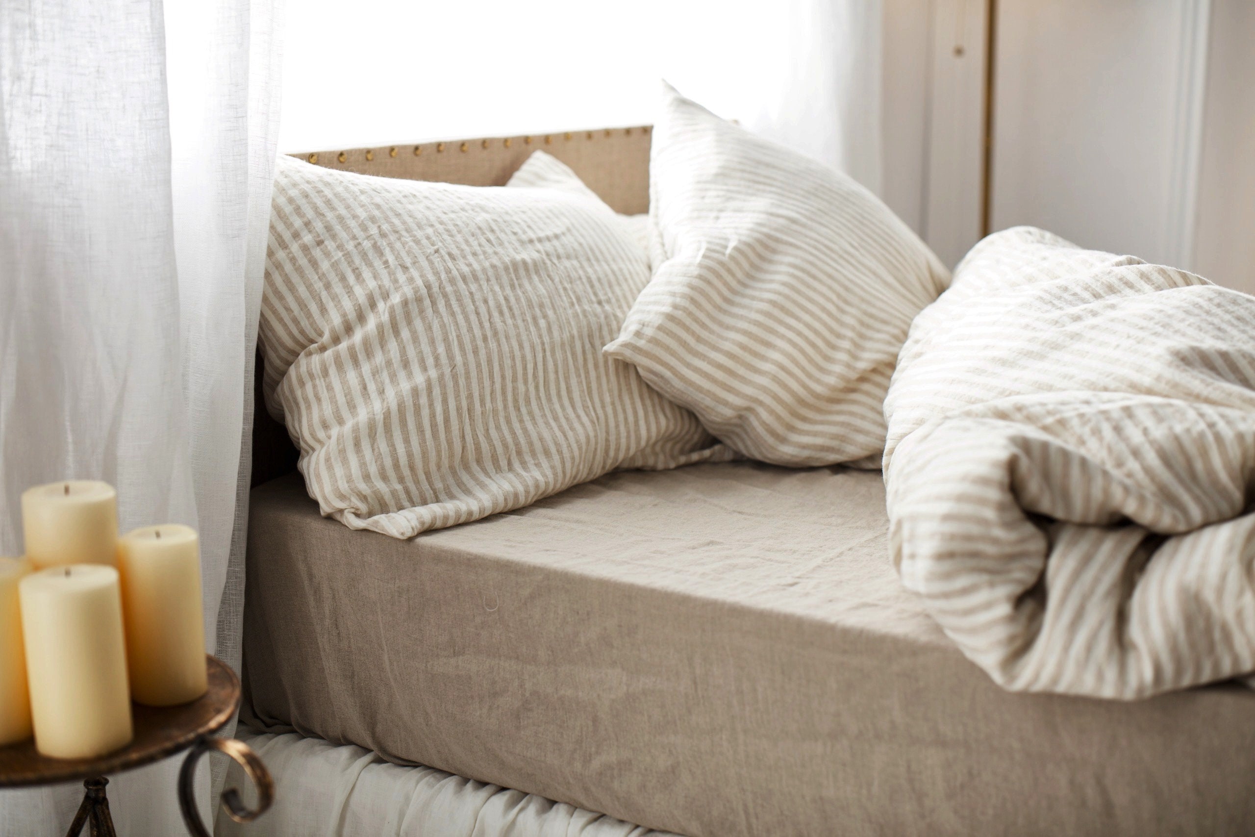 Envelope Closure Linen Pillow Case. Linen Pillow Cover. | Etsy