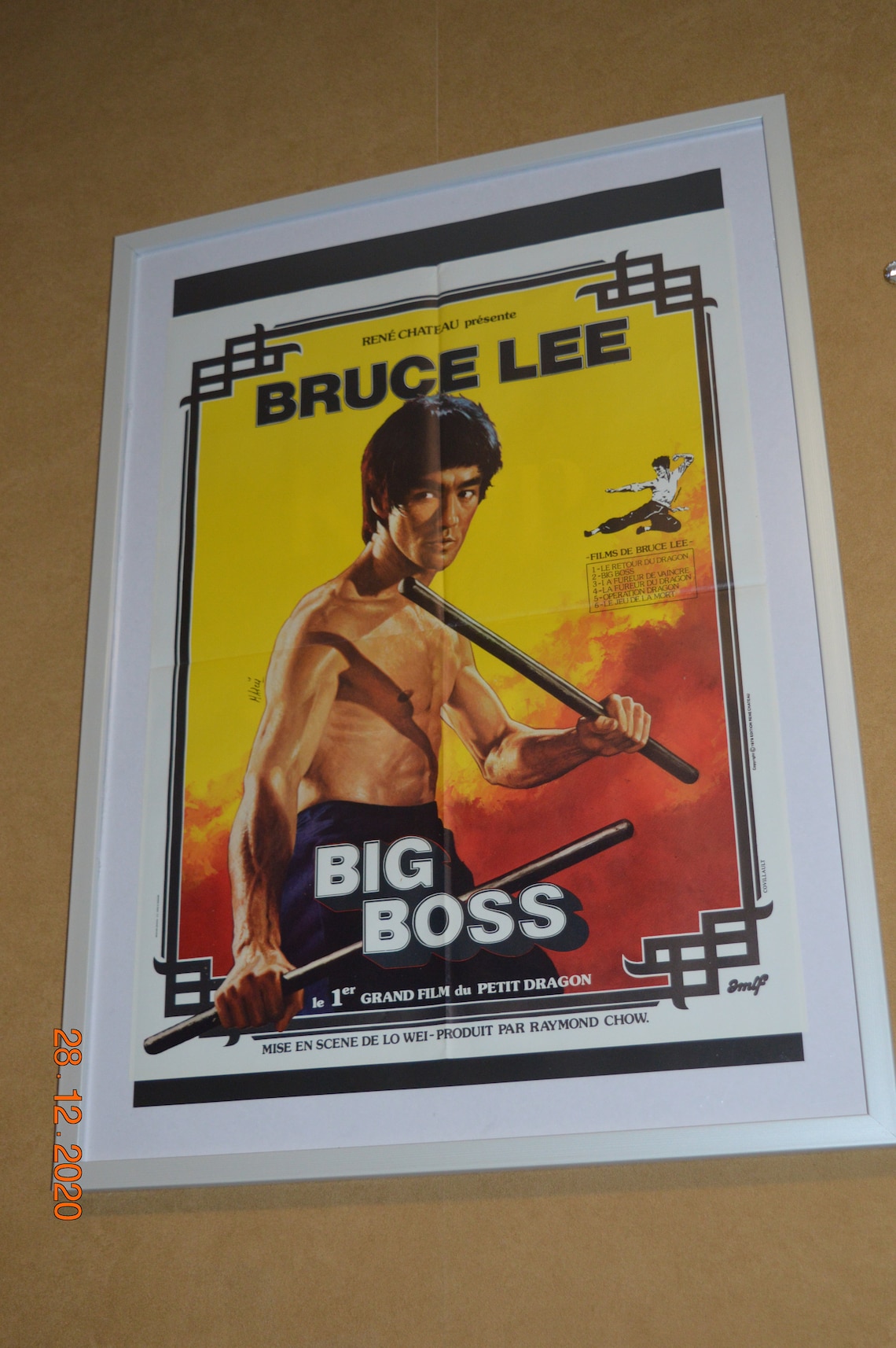 Vintage and Original Poster by Bruce LEE - Etsy