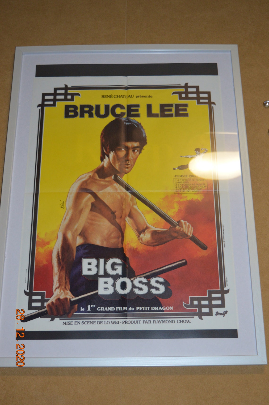 Vintage and Original Poster by Bruce LEE - Etsy