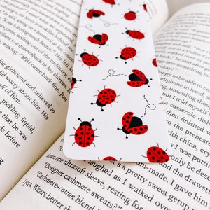 Lady Bug Bookmark | Ladybugs Book Mark | Bugs Cute Books Gift - Etsy