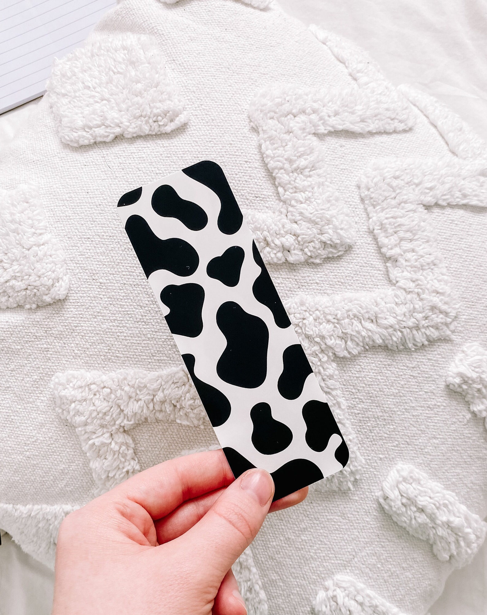 Cow Print Bookmark Cute Book Mark Book Lover Cow Lover - Etsy