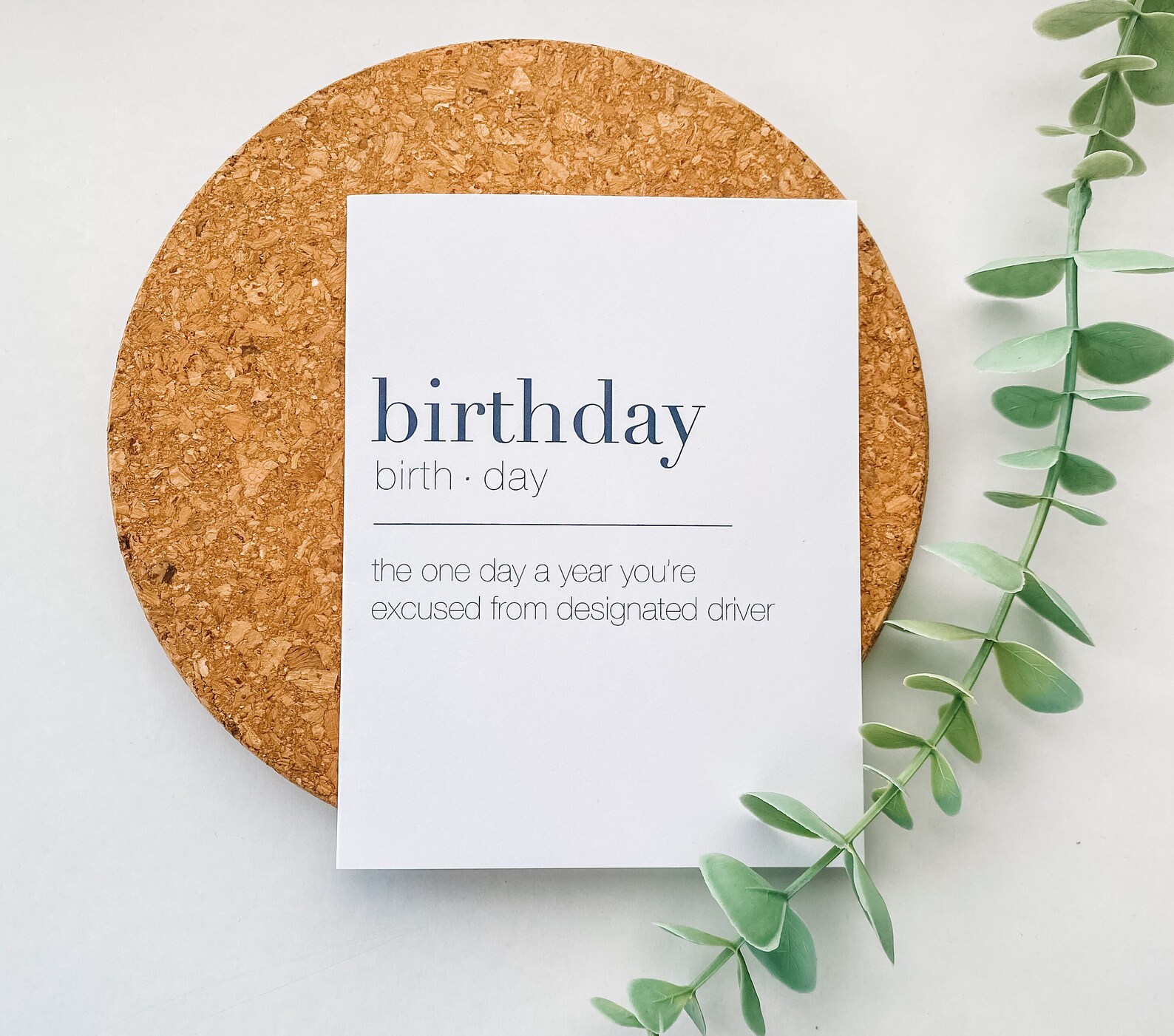 Definition of Birthday Card | Funny Cards | Happy Birthday Friend - Etsy