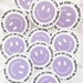 Believe in You Sticker | Smiley Face Purple Stickers | Circle Smile - Etsy