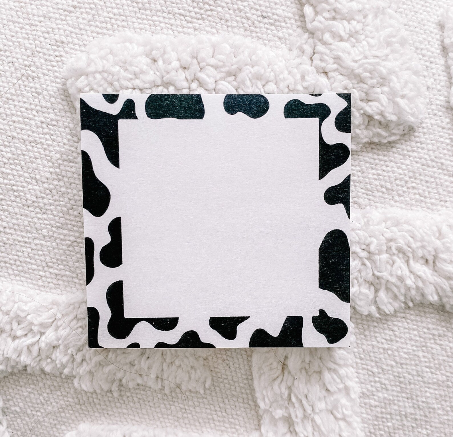 Cow Print Sticky Notes Cow Lover Notepad Cute Cows - Etsy