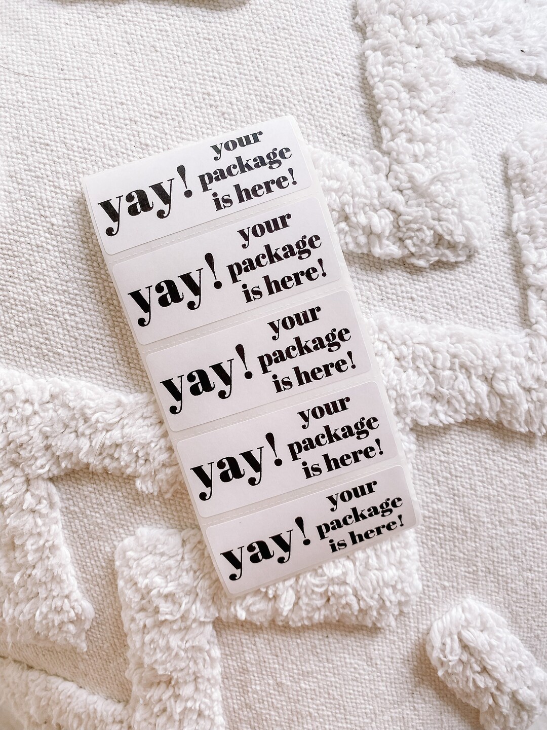Packaging Stickers | Yay Your Package is Here Sticker | Thermal Labels ...