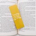 Affirmations Bookmark Yellow Cute Book Mark Book Lover - Etsy