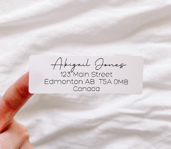 Personalized Address Labels Wedding Return Address Stickers | Etsy