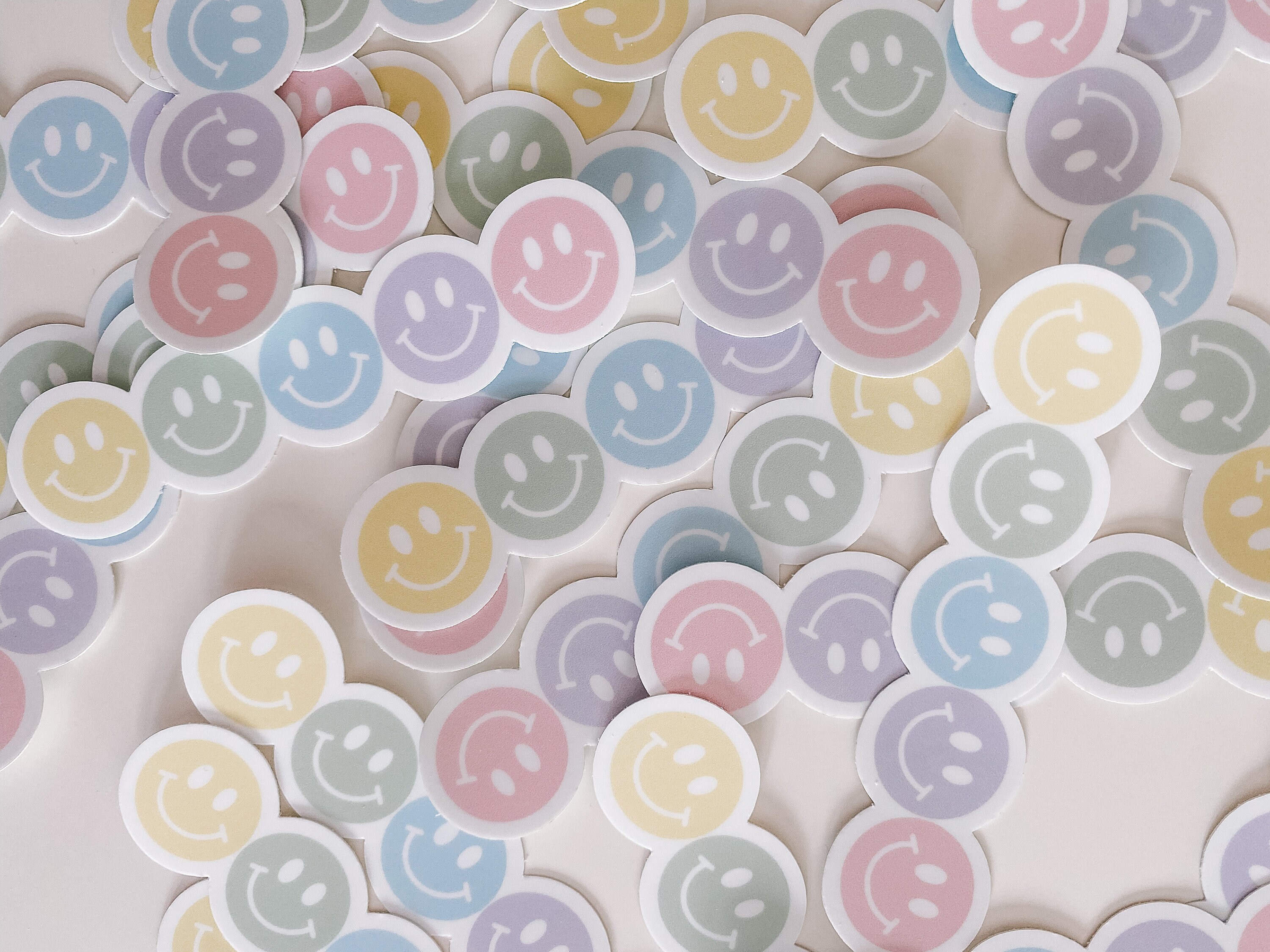 Smiley Face Sticker Smiley Faces Stickers | Etsy