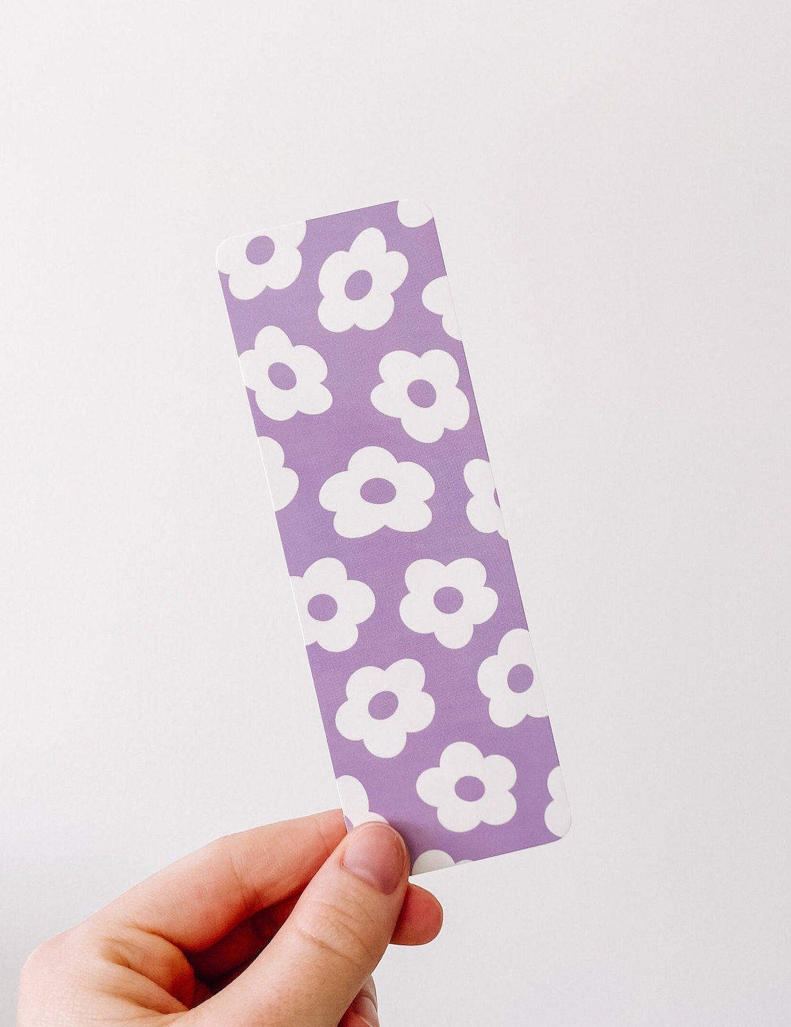 Purple Flower Bookmark | Lilac Cute Book Mark | Light Purple Flowers ...