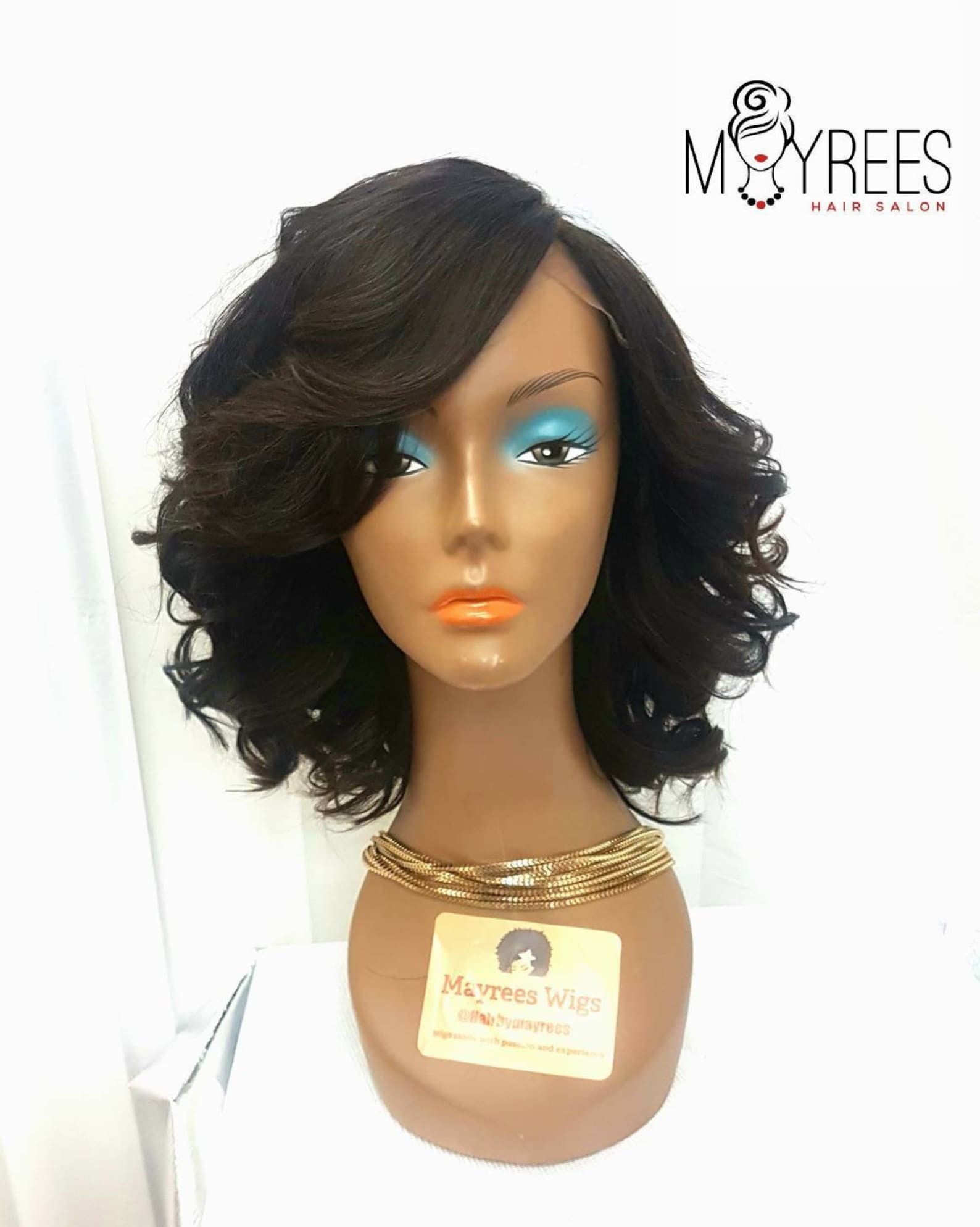 Handmade Curly Bob Wig With Closure. Quality Virgin Hair. - Etsy