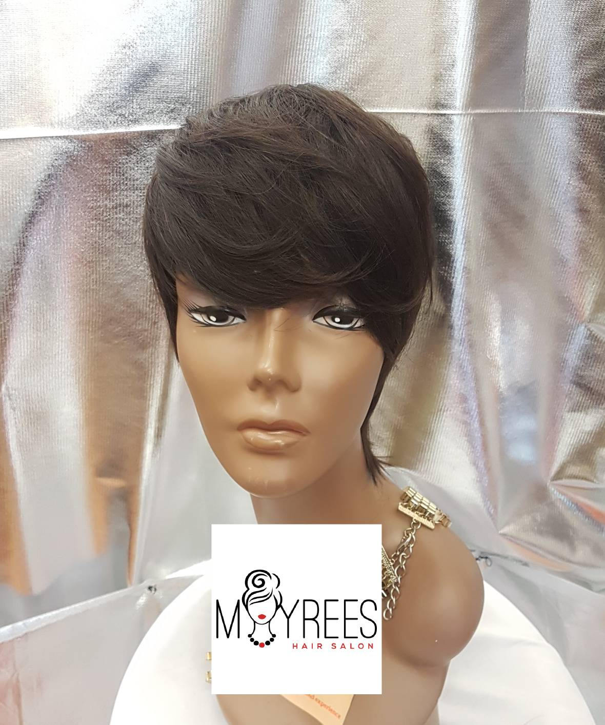 Pixie cut wig with 27 pieces human hair | Etsy