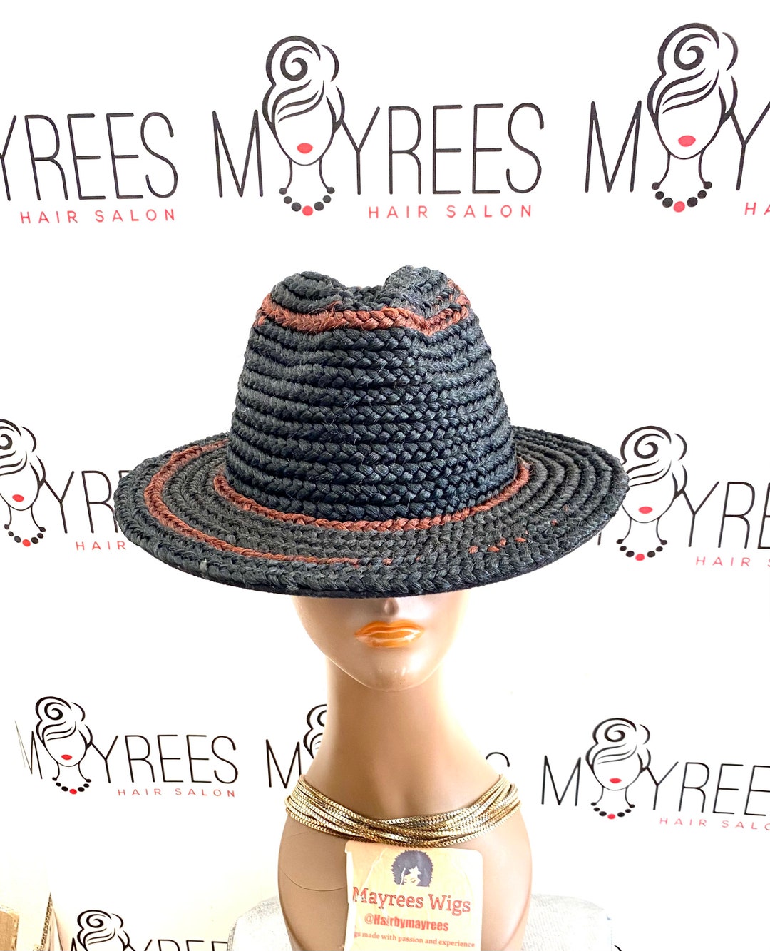 Braided Fedora Hat - Etsy