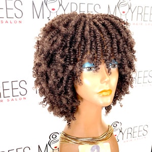 Crochet Spring Twist Wig - Etsy UK