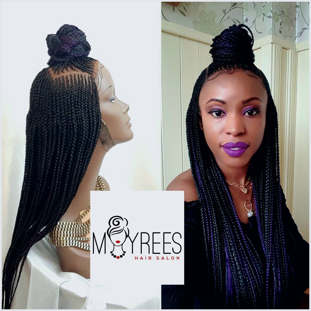 Ready to Ship KET Inspired Cornrow Wig. Handbraided on a Lace Frontal ...
