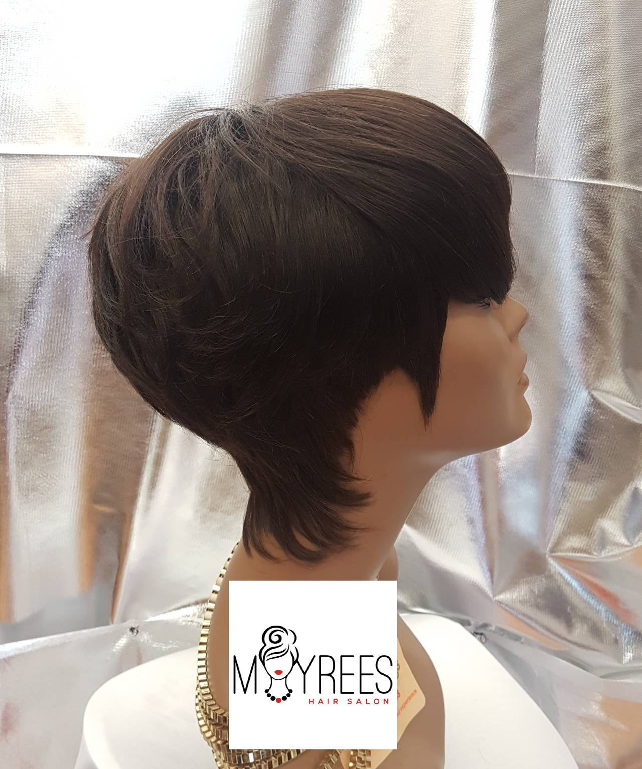 Pixie cut wig with 27 pieces human hair | Etsy