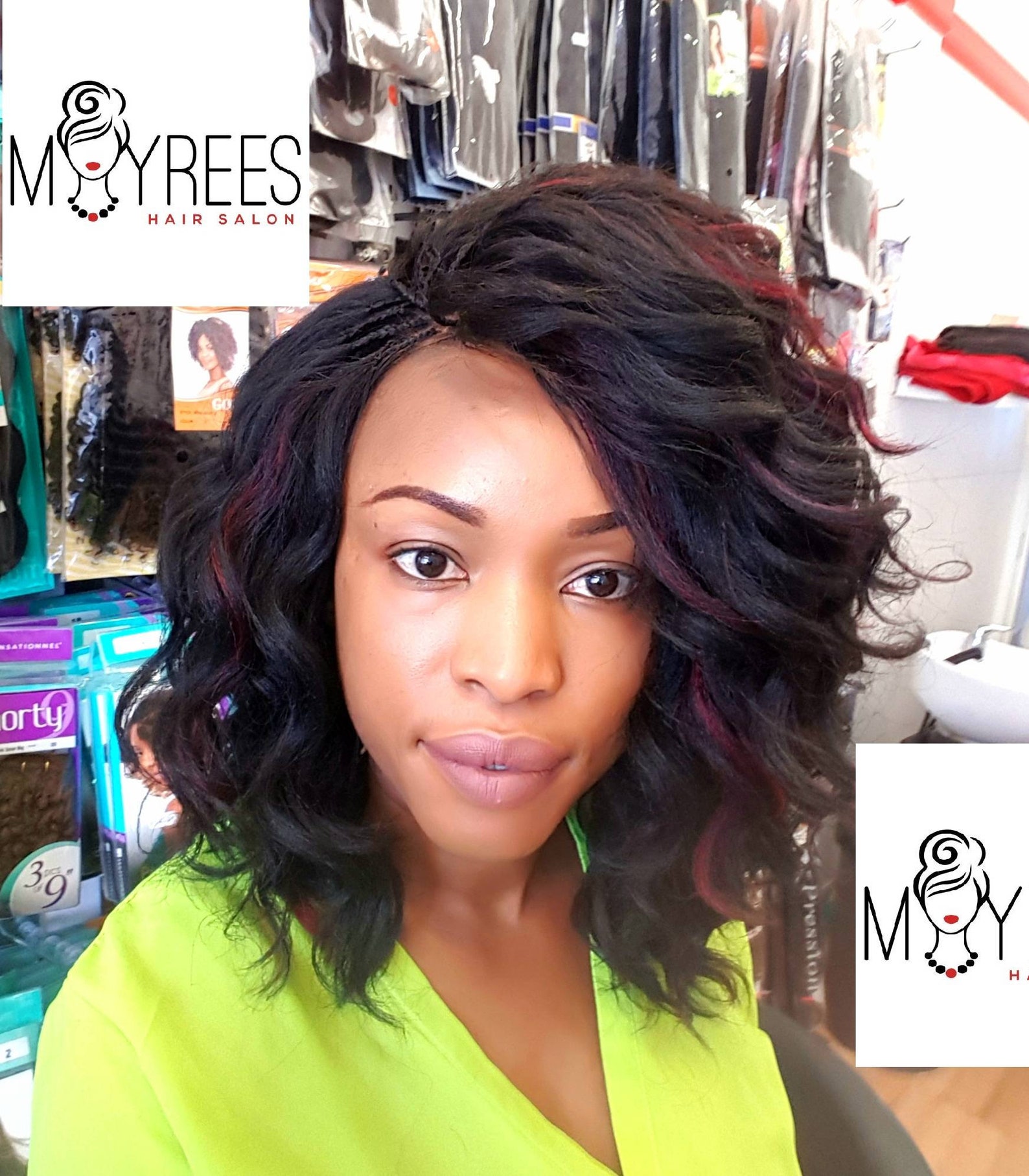 Kima Ocean Wave Braided Wig.(lace Frontal) - Etsy