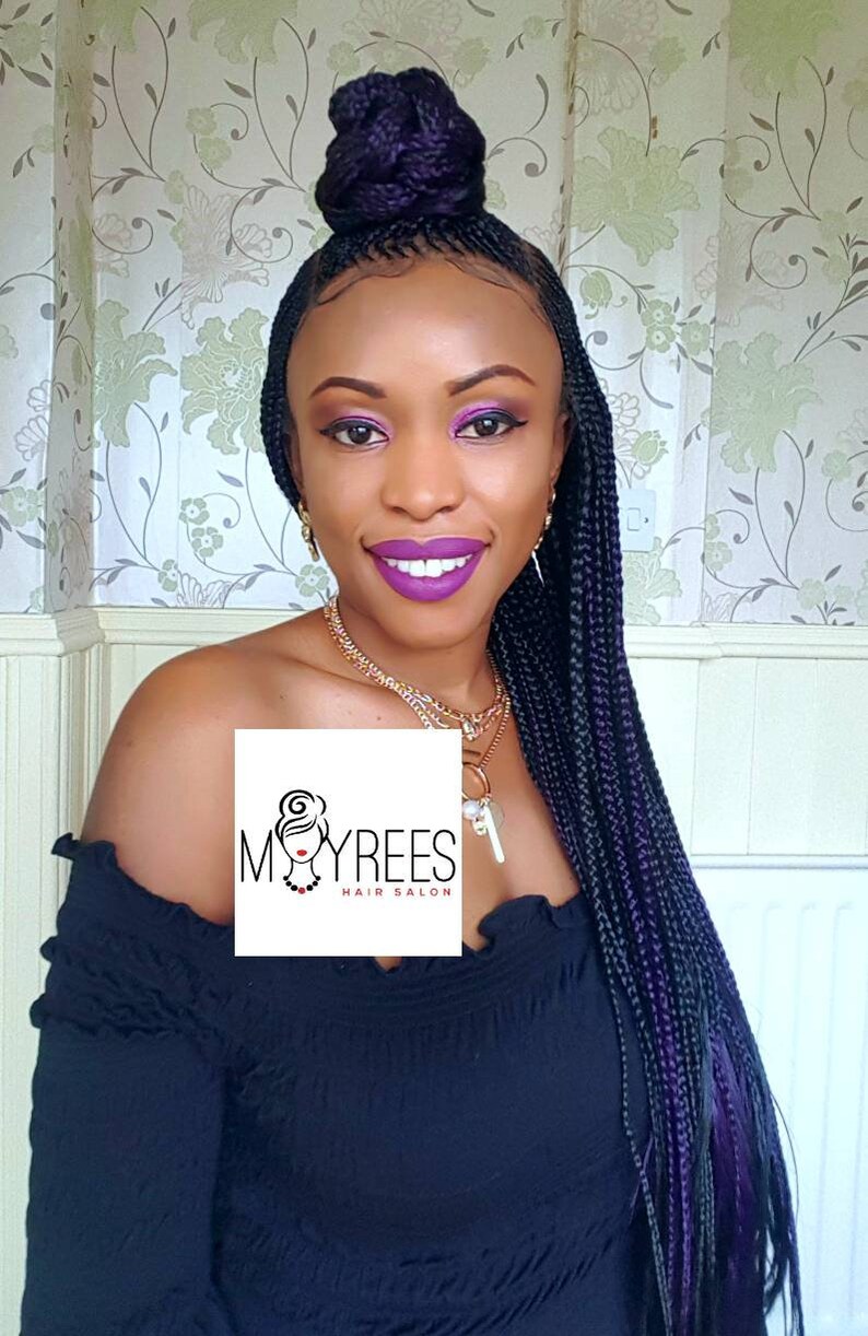 Ready to Ship KET Inspired Cornrow Wig. Handbraided on a Lace | Etsy