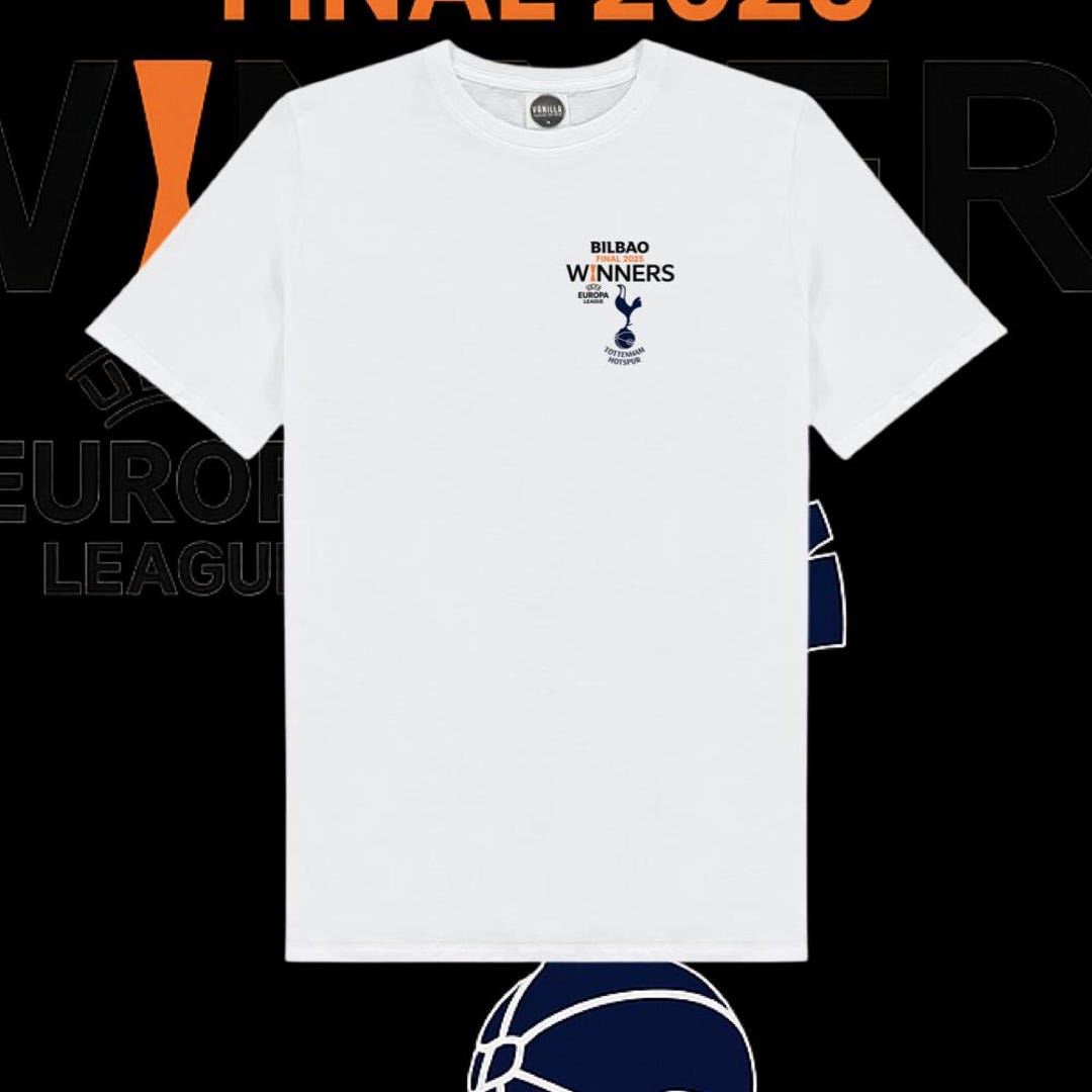 Tottenham Hotspur Europa League Winners T-shirt Spurs Yid Army Bilbao ...