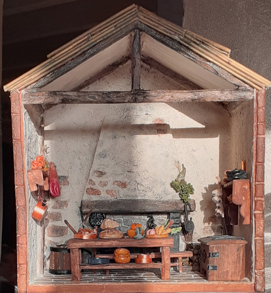 Miniature Medieval Kitchen - Etsy